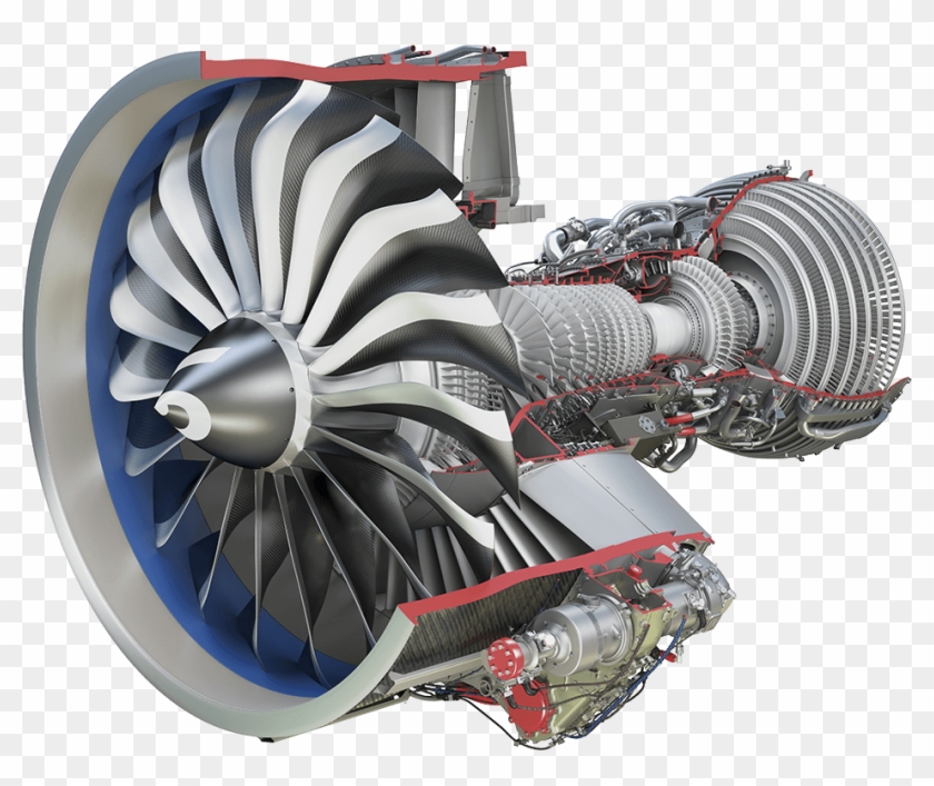 Download The Cfm Leap Engine - Leap 1b Engine Cutaway Clipart Png ...