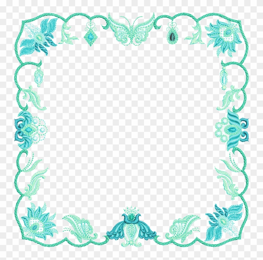 Turquoise Frame Png Image Background - Portable Network Graphics ...