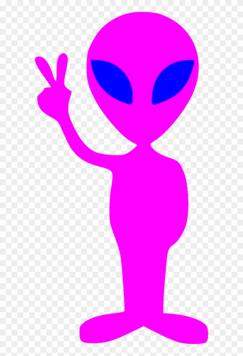 Alien Clipart Pink Alien - Little Green Alien - Png Download (#2855308 ...