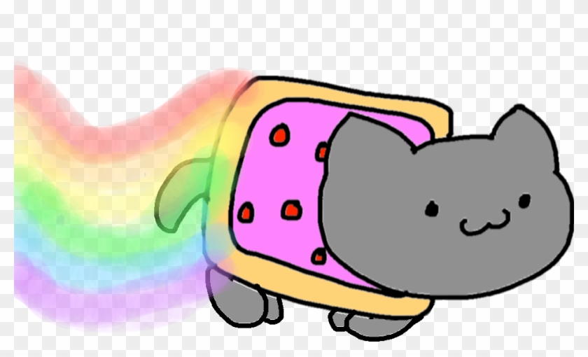 Nyan Cat - Cartoon Clipart (#2884227) - PikPng
