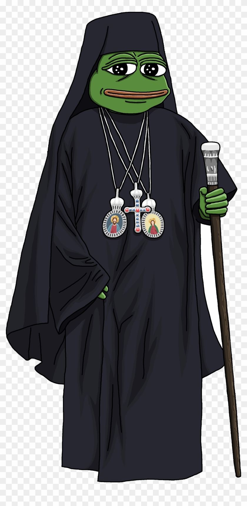 Download Rarepepe The Prophet - Hood Pepe Clipart Png Download - PikPng