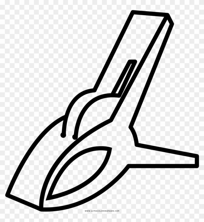 Clothes Pin Coloring Page - Line Art Clipart (#2903854) - PikPng