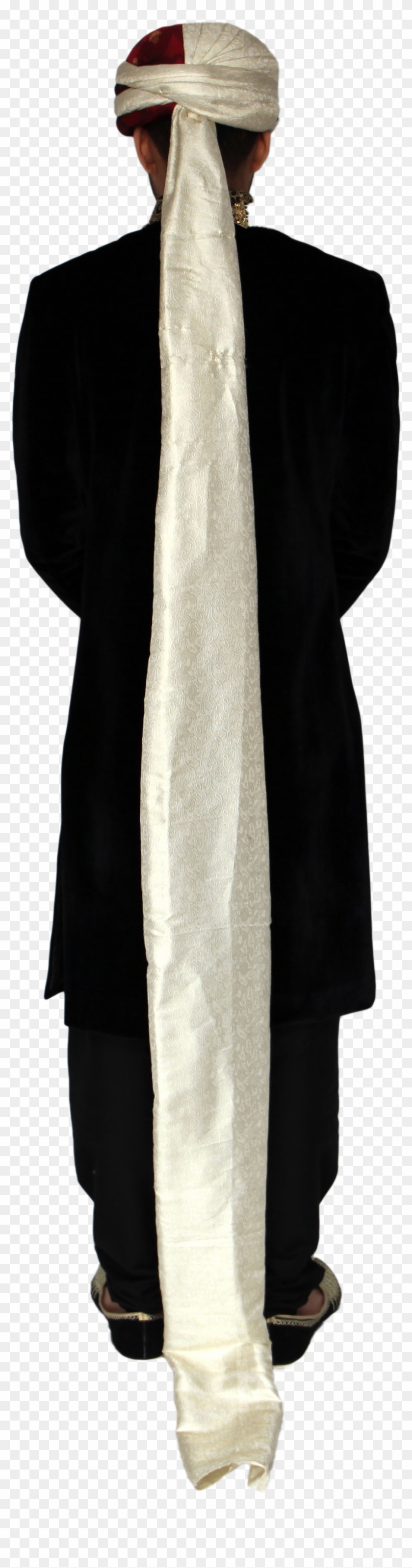 Maroon And Off-white Turban Safa Hat - Sweater Clipart (#2958475) - PikPng