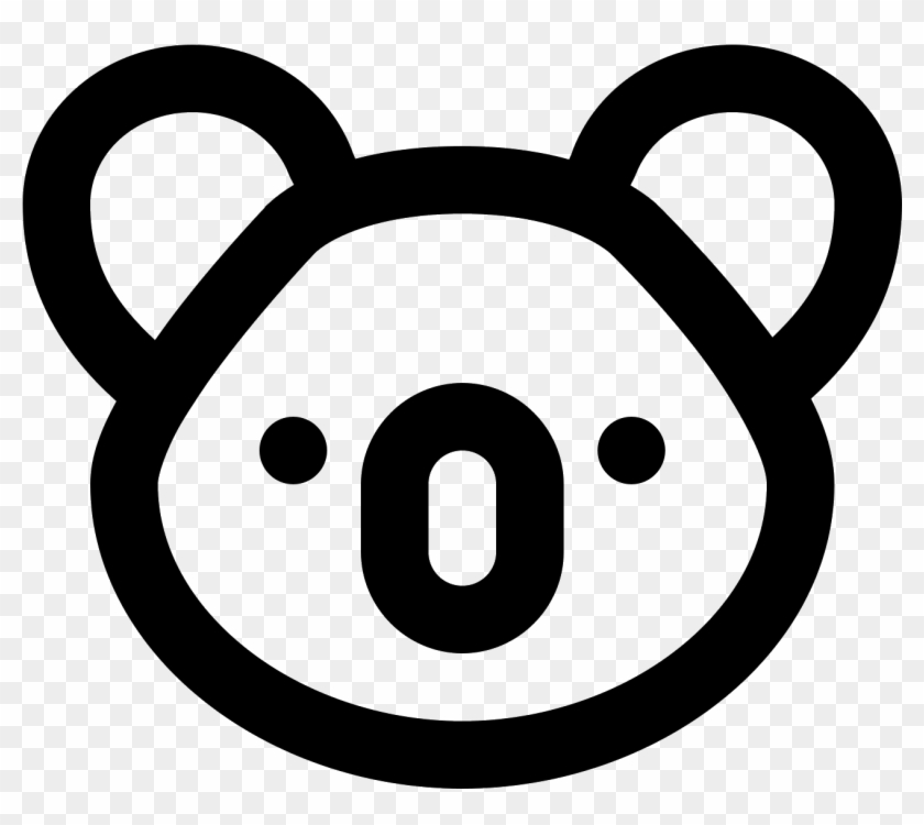 Icon Free Download Png And Vector Ⓒ - Koala Face Logo Clipart (#2998608 ...