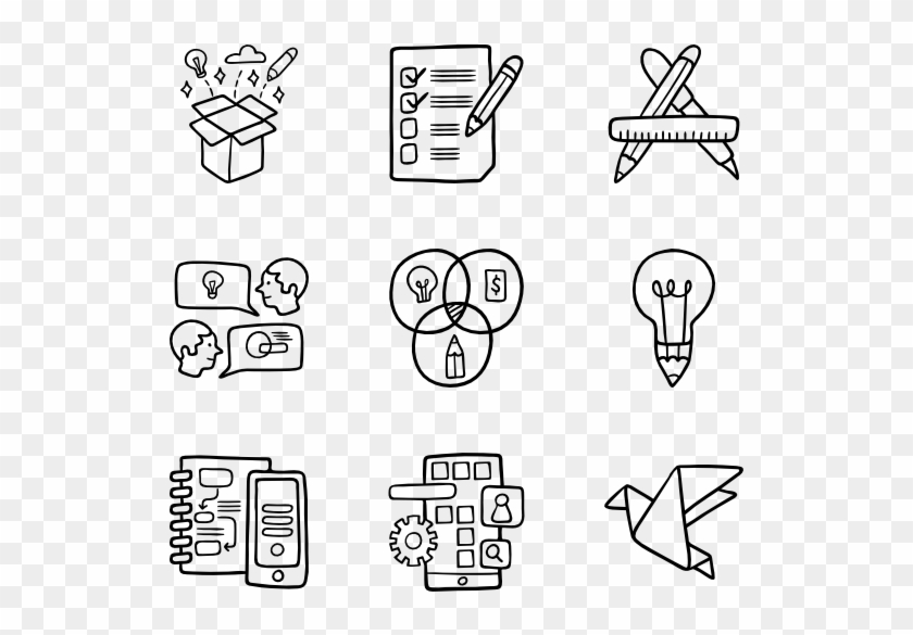 Creative Process - Knowledge Icons Clipart (#35108) - PikPng