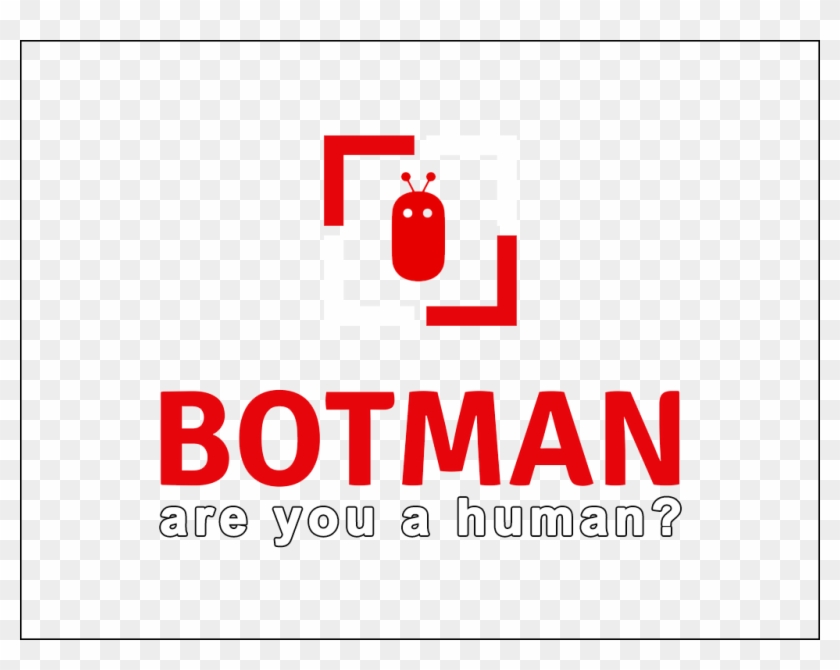 Botman V2 Red & White Border - Emblem Clipart (#36865) - PikPng