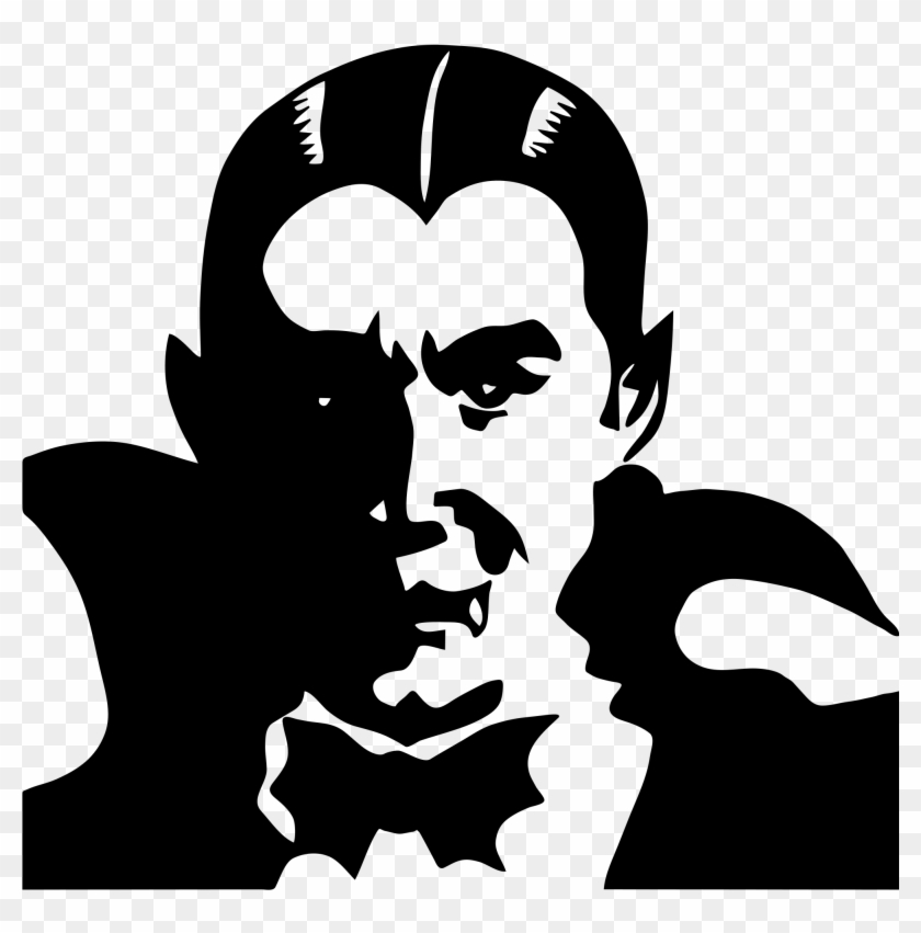 Open - Vampire Black And White Clipart (#37638) - PikPng
