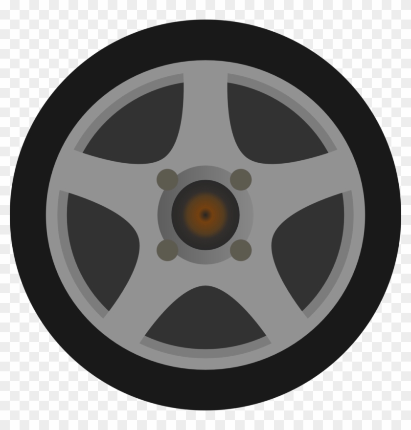 Download Simple Car Wheel Tire Side View - Rim Clipart - Png Download ...