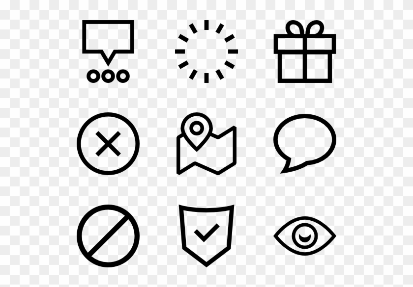 Mobile Ui Outline - Feelings Icons Clipart (#305735) - PikPng