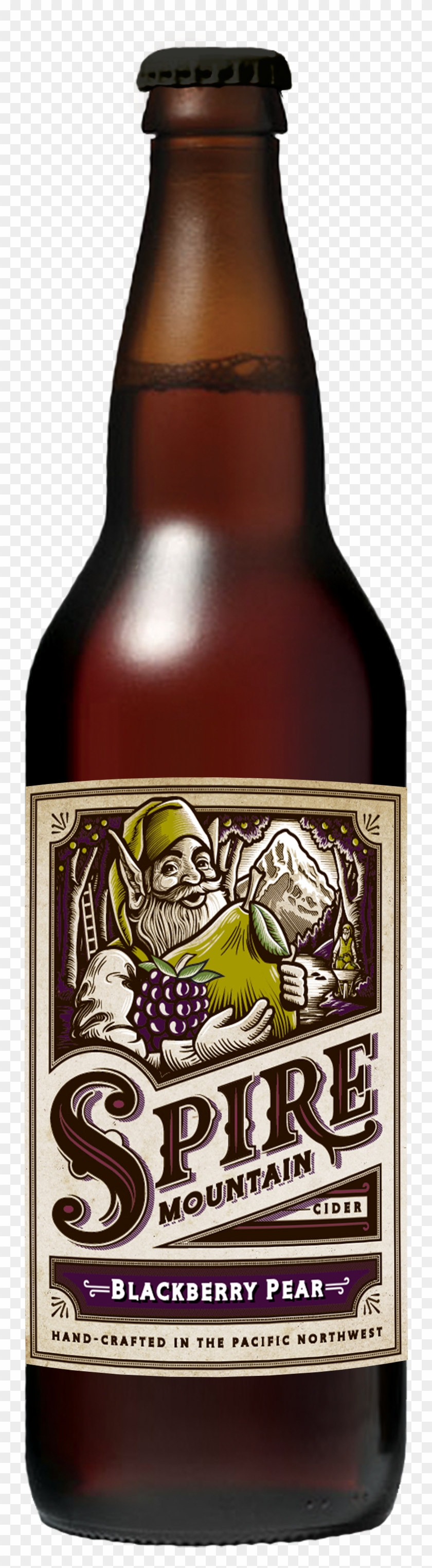 Spire Mountain Ciders - Beer Bottle Clipart (#309314) - PikPng