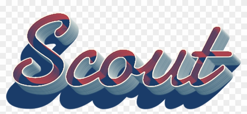 Scout 3d Letter Png Name - Calligraphy Clipart (#3034975) - PikPng