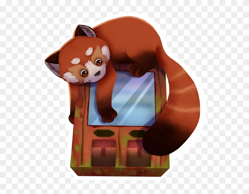 My Red Panda - Cartoon Clipart (#3044697) - PikPng