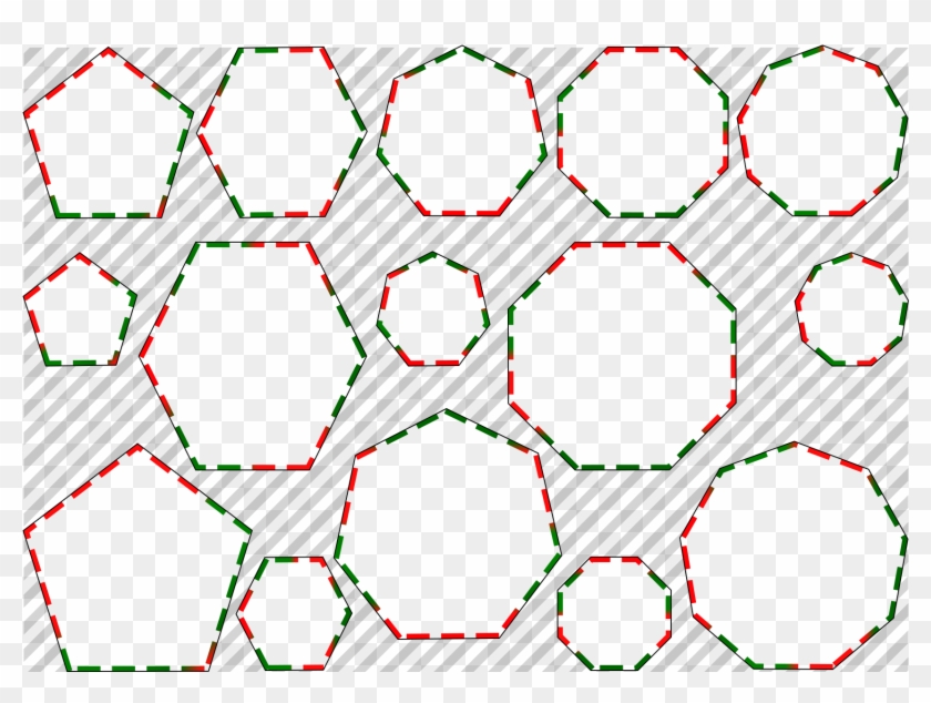 Dashed Multi Polygons For Xmas - Art Clipart (#3044991) - PikPng