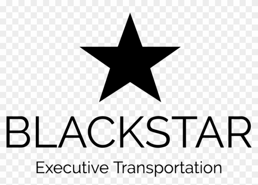 Blackstar Executive Transportation Logo Solid Black Clipart (#3052686 ...