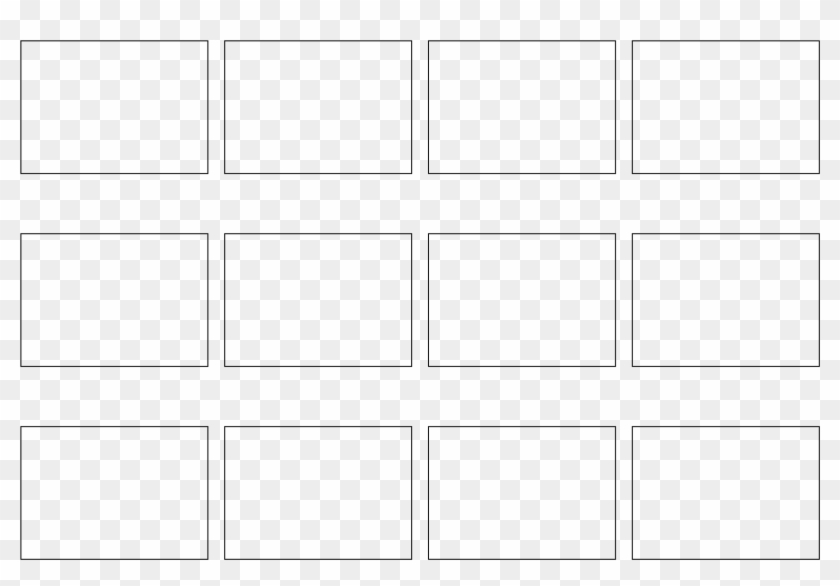 Download 12 Panel Storyboard Template 176217 - Black-and-white Clipart ...