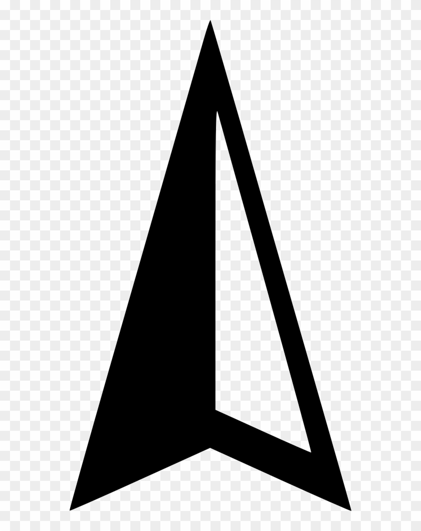 Navigation Locate Svg Png Icon Free Download - Triangle Clipart ...