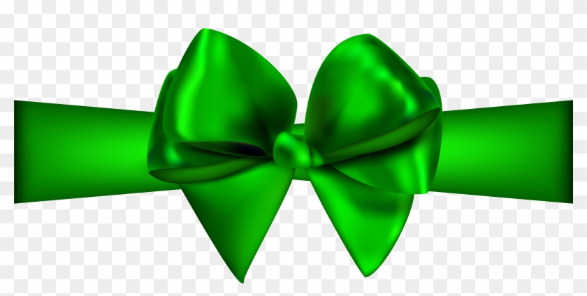 7000 X 3274 12 - Green Ribbon Transparent Background Clipart (#312301 ...