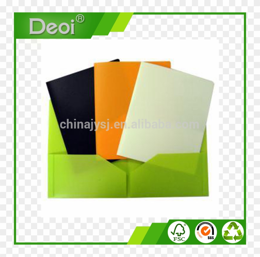 Customized Colorful Pp Two Pockets File Folder - Visiting Card Folder ...