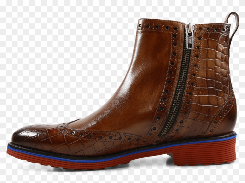 Ankle Boots Amelie 47 Crock Crust Tobacco Tobacco Elastic - Work Boots ...