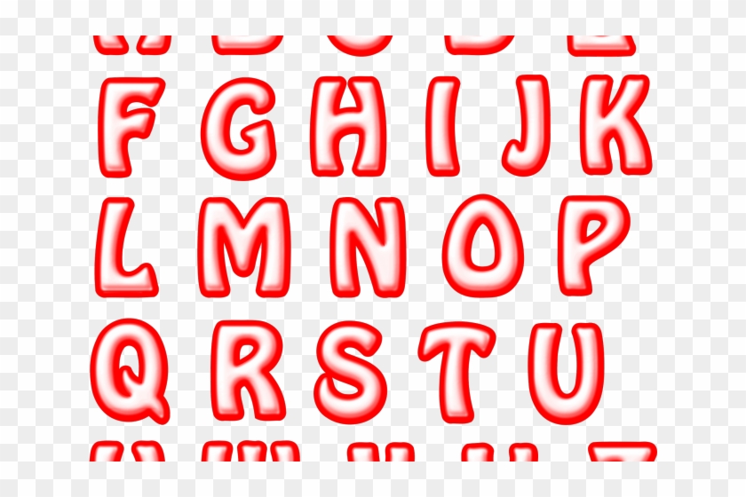 Download Alphabets Clipart Red - Png Download Png Download - PikPng