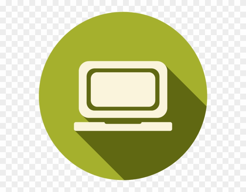 Laptop-icon - Circle Clipart (#3179562) - PikPng