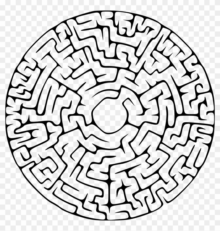 This Free Icons Png Design Of Circular Maze Puzzle Clipart (#320752 ...