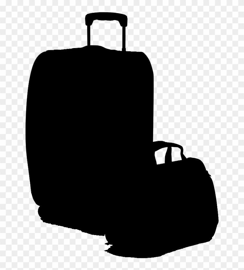 Luggage Silhouette Clipart (#3230685) - PikPng