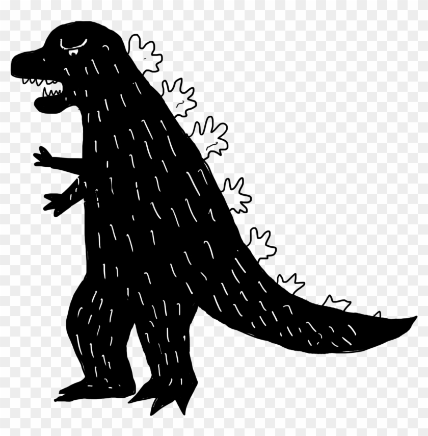 Download Godzilla - Illustration Clipart Png Download - PikPng