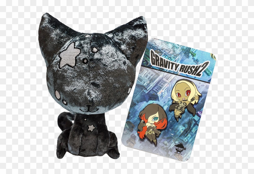 Plush And 1 Pin Bundle - Gravity Rush Dusty Clipart (#3292524) - PikPng