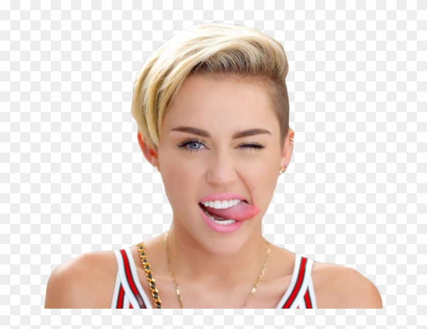 Vici S Life In - Miley Cyrus Tongue 23 Clipart (#339412) - PikPng