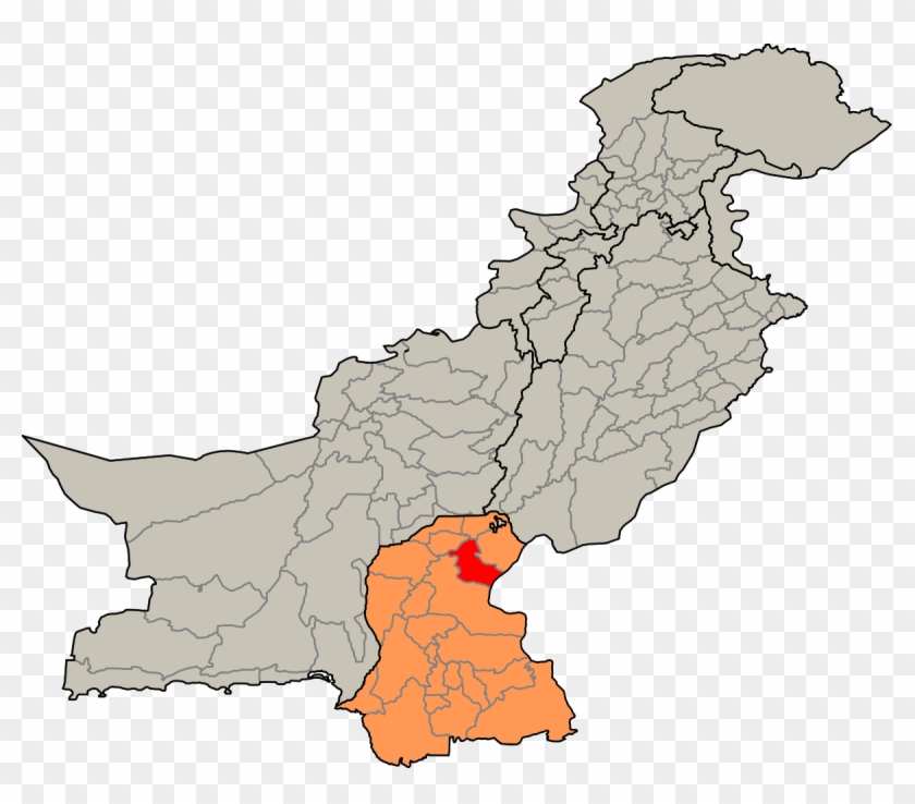 Sukkur District - Pakistan Map With Districts Clipart (#3319976) - PikPng