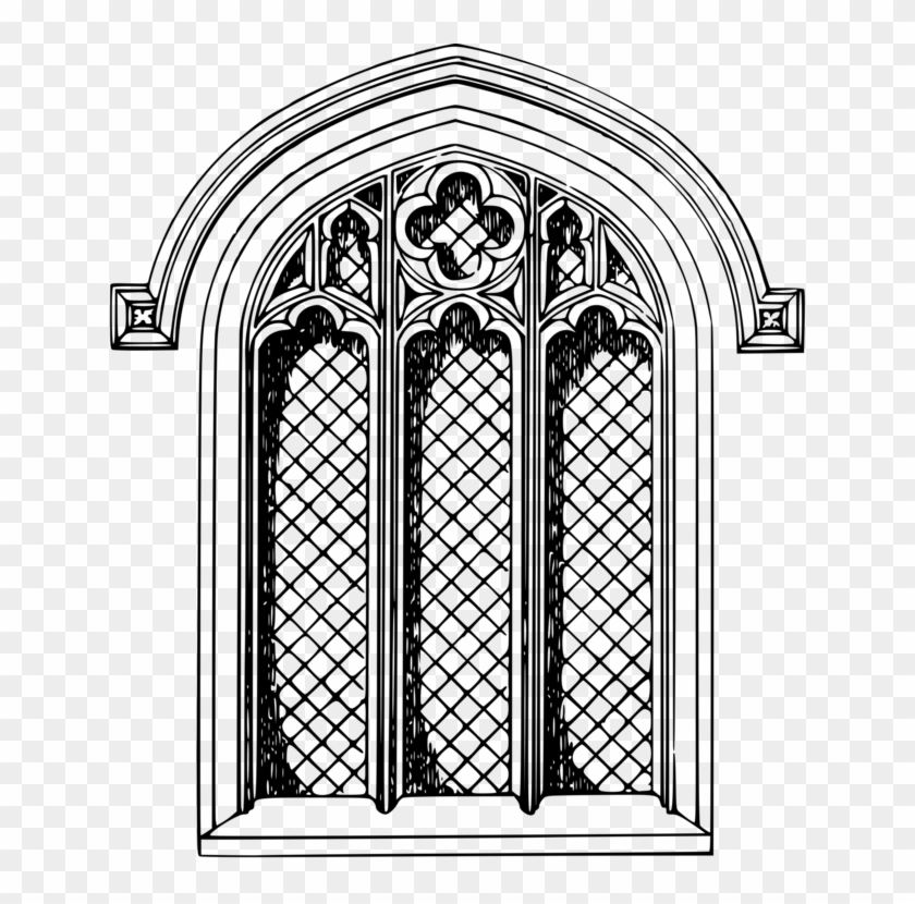 Download Church Window Stained Glass Arch - Vector Church Windows Free ...