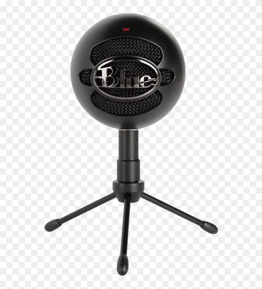 Blue Microphone Snowball Black Clipart (#3359003) - PikPng