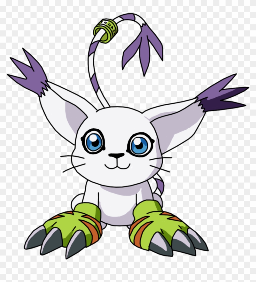 Gatomon - Digimon Gatomon Evolution Clipart (#3360557) - PikPng