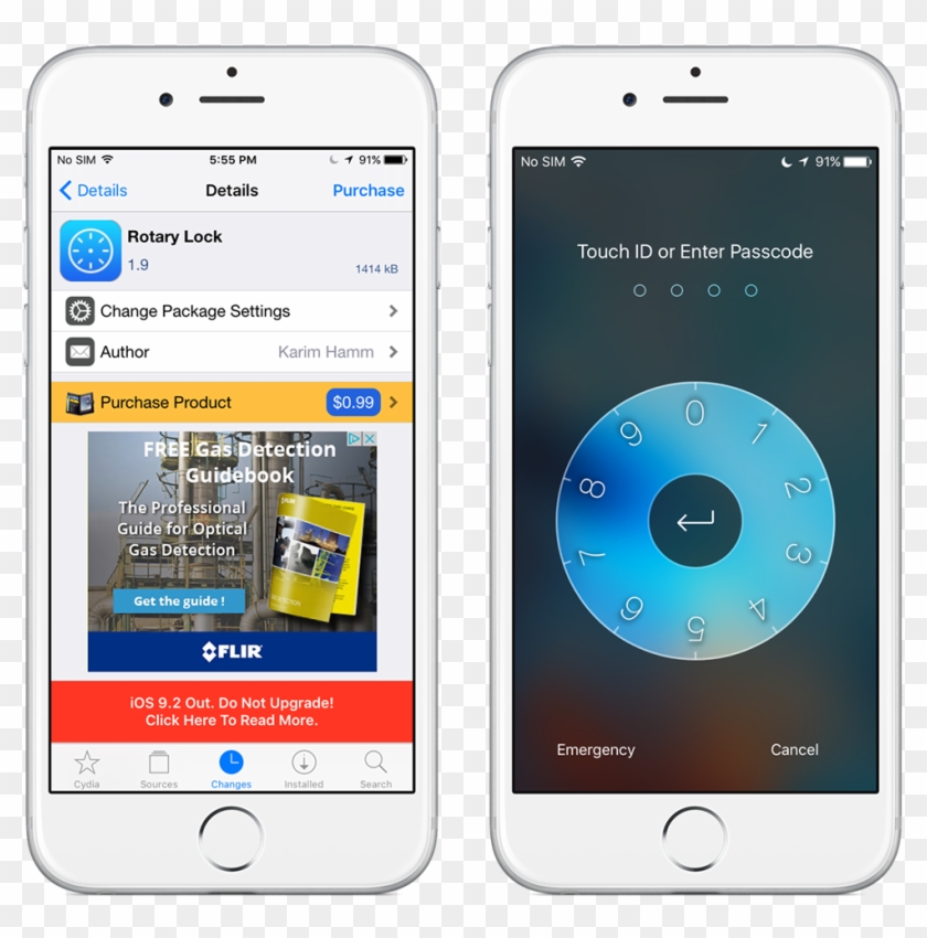 Get A Rotary Lock On Your Lock Screen Rotary Lock Cydia - Iphone ...