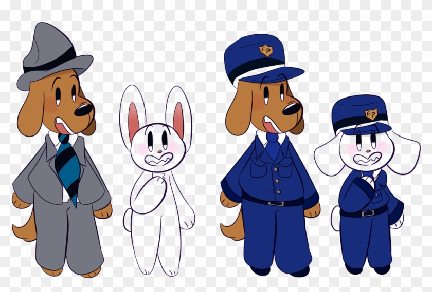 Sam And Max Free Png Image - Cartoon Clipart (#3399743) - PikPng