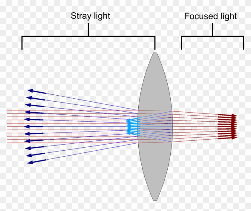 Download An Annotated Model Showing Stray And Focused Light - Ray ...
