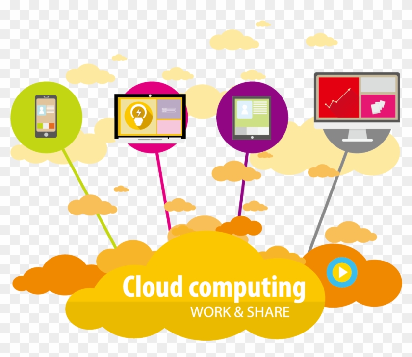 Cloud Computing Vector Png - Cloud Computing Clipart (#349398) - PikPng
