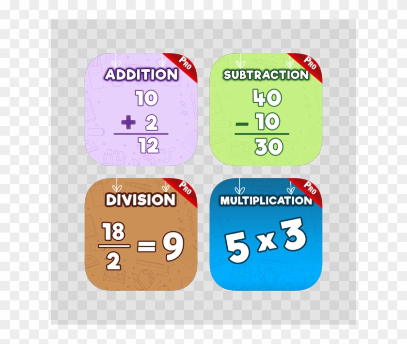 Download Math Learning Apps For Kids - Paper Product Clipart Png ...