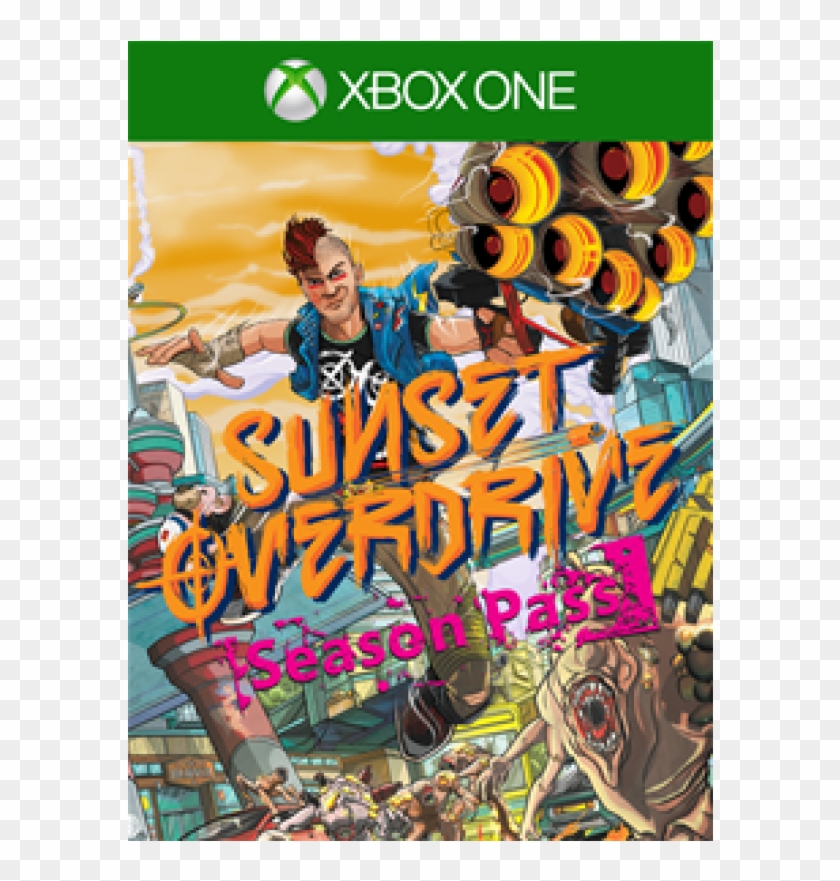 Download Image Du Jeu Season Pass - Sunset Overdrive Xbox Cover Clipart ...