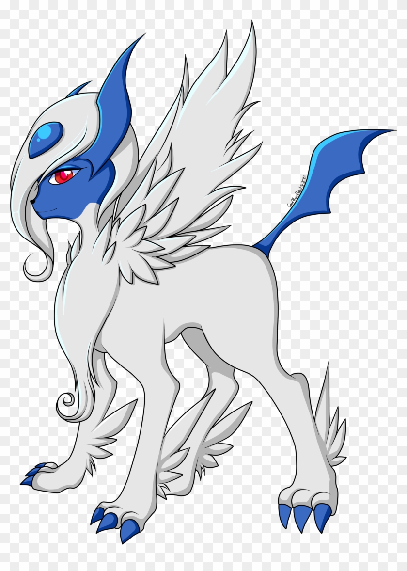 Download Mega Absol - Cartoon Clipart Png Download - PikPng