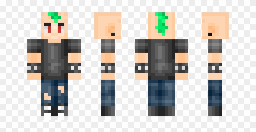 Minecraft Punk Skin Clipart (#3461681) - PikPng