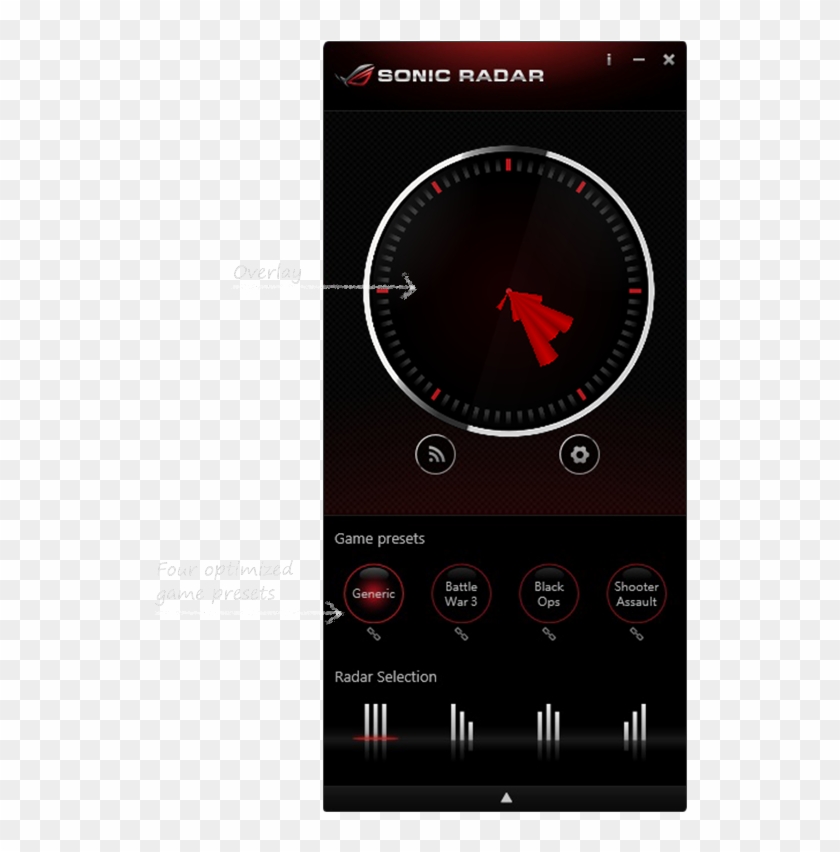Configuration Of Sonic Radar - Gauge Clipart (#3471082) - PikPng
