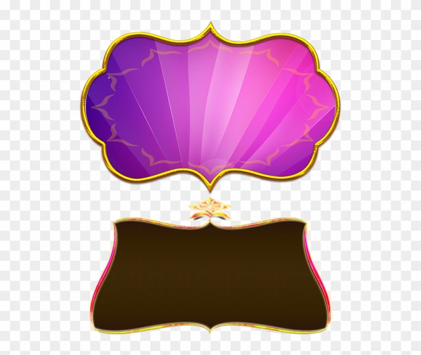 Violet Gold Title Board Brown Png And - Gold Board Png Clipart ...