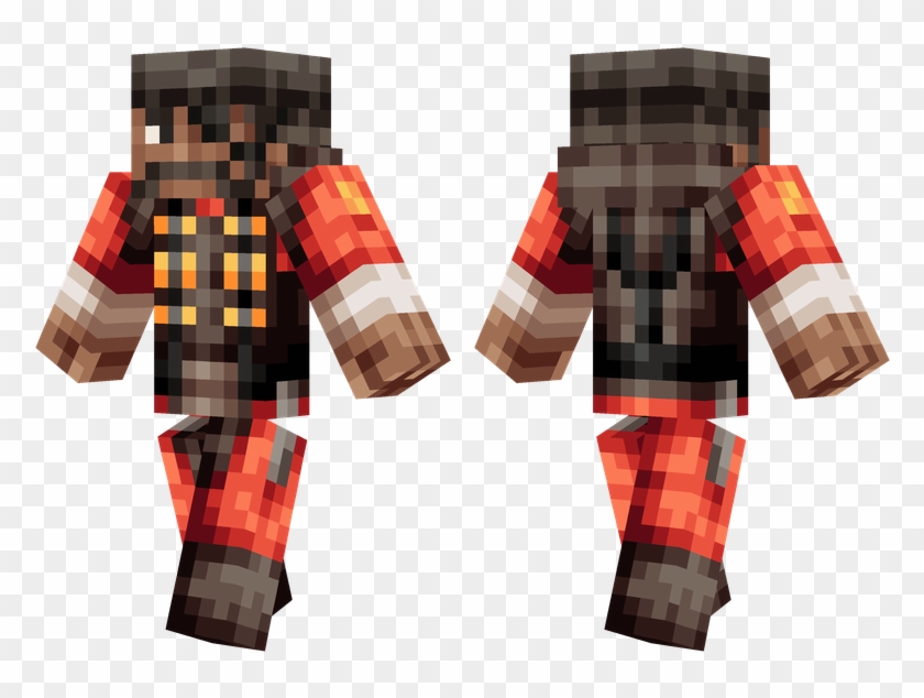 Tf2 Demoman - Minecraft Demoman Skin Clipart (#351192) - PikPng