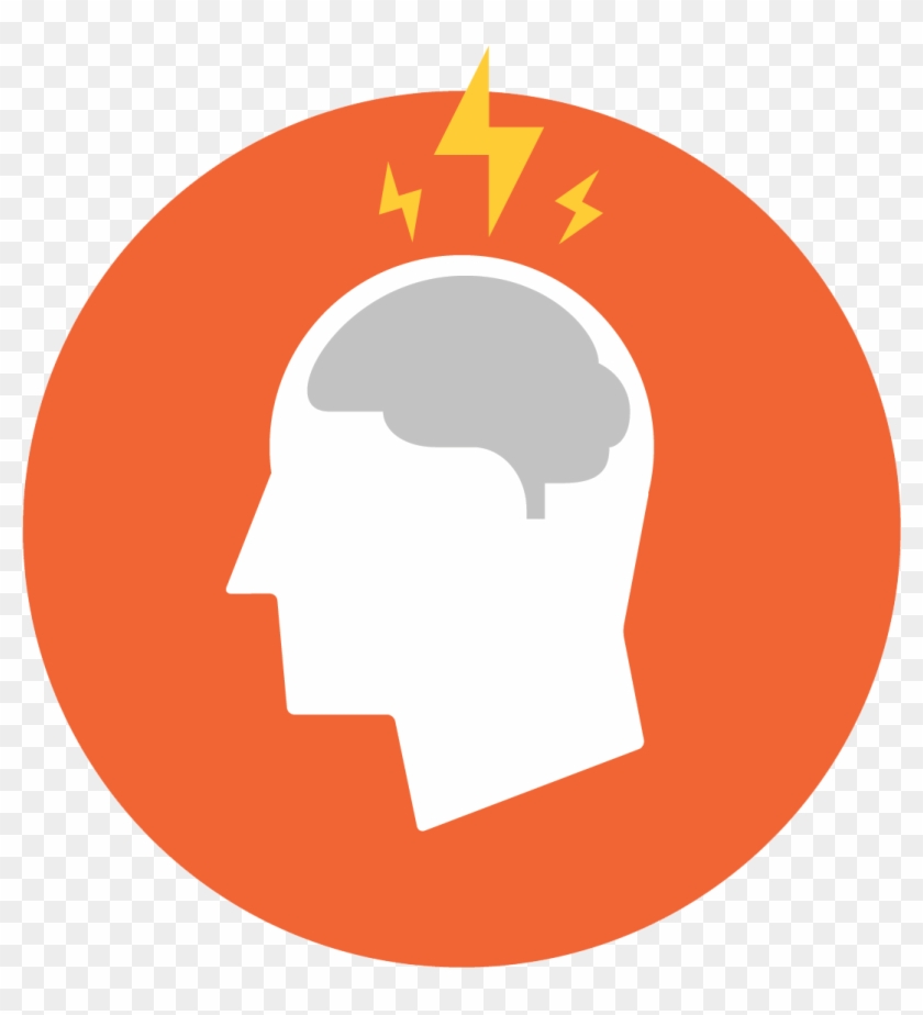 Idea - Brain Flat Icon Png Clipart (#351602) - PikPng