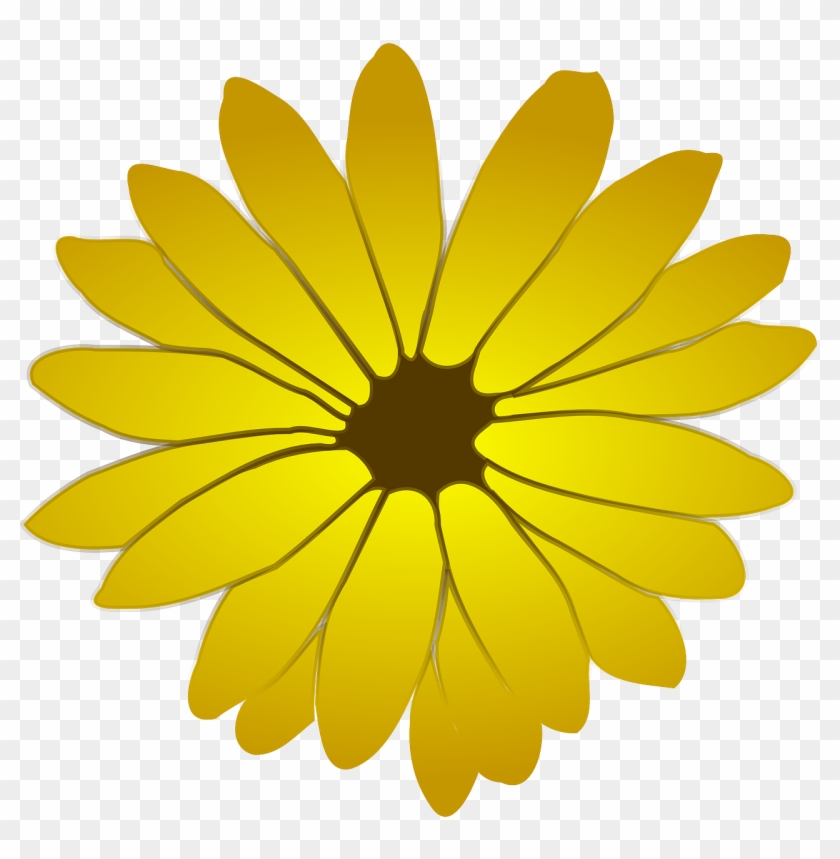 Download Yellow Flower Vector Png - Clip Art Flower Transparent Png Png ...