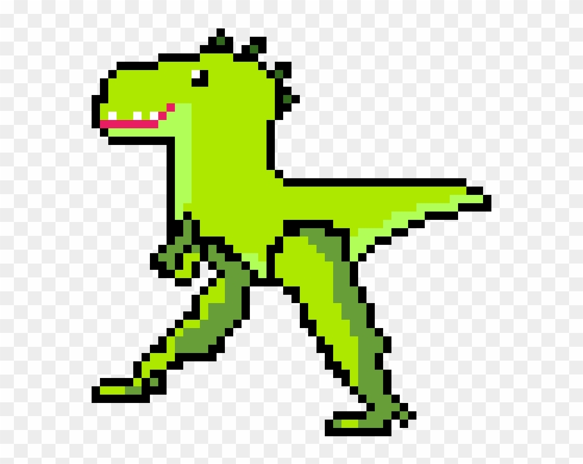 Second Animation For Pixel Saurus - Illustration Clipart (#3503522 ...