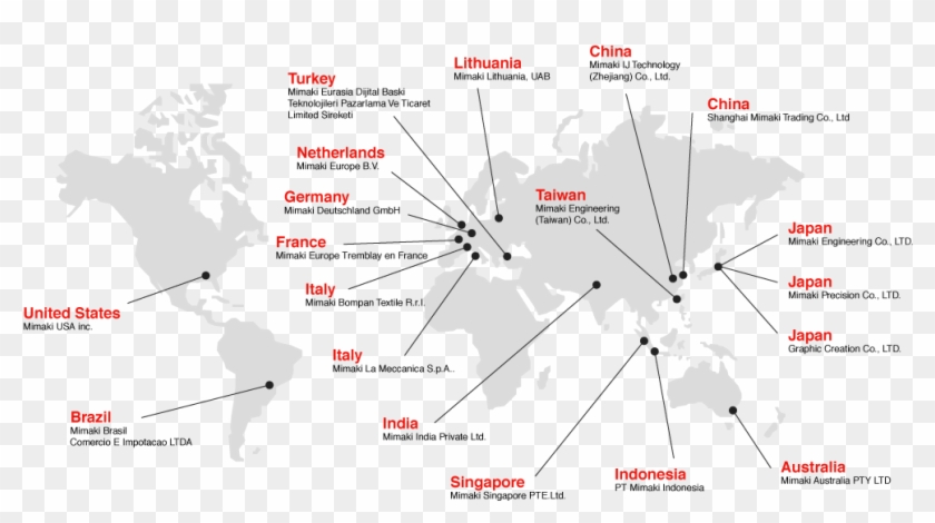 See Group Companies - Map Clipart (#3508209) - PikPng