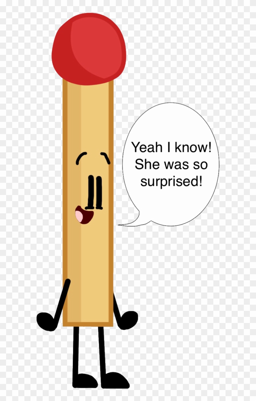 The First Person To Speak By Sugar-creatorofsfdi - Match Bfdi Clipart ...
